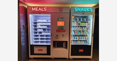 Micron smart pre made meal vending machine in Philippine factories - Guangzhou Micron Vending ...